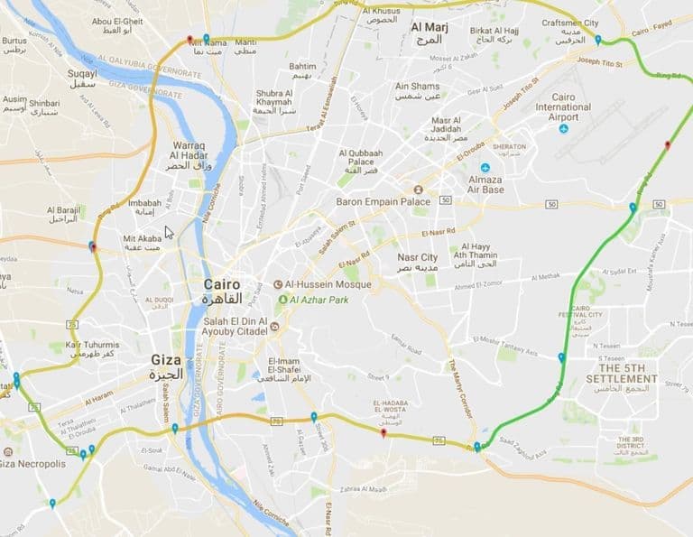 Cairo airport map | Cairo Map 360